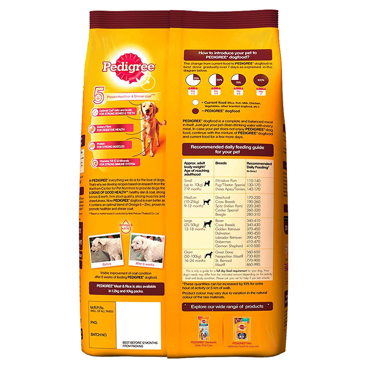 Pedigree Adult Dry Dog Food Meat Rice 3kg Pack Buy Online Supervet Pedigree Adult Dry Dog Food Meat Rice 3kg Pack Buy Online Supervet